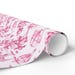 Pink Safari Toile Wrapping Paper, Pink Chinoiserie Wrapping Paper ...