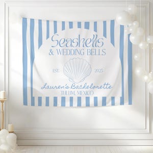 Seashells and Wedding Bells Banner, Seashells and Wedding Bells ...