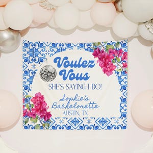 Mamma Mia Bachelorette Decor, Voulez Vous She Saying I Do Sign, Mamma ...