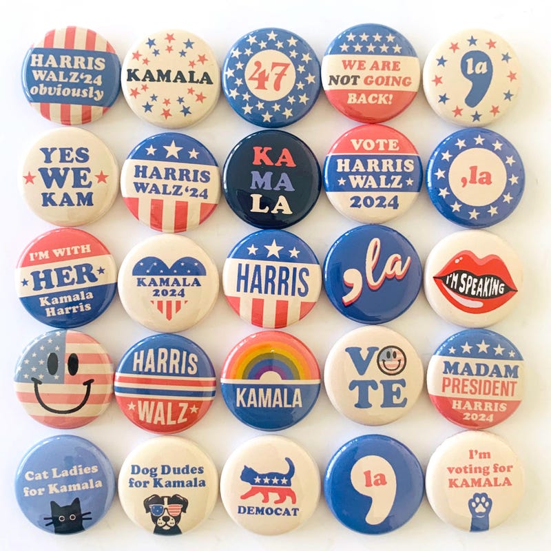 Kamala Harris Pin - Etsy