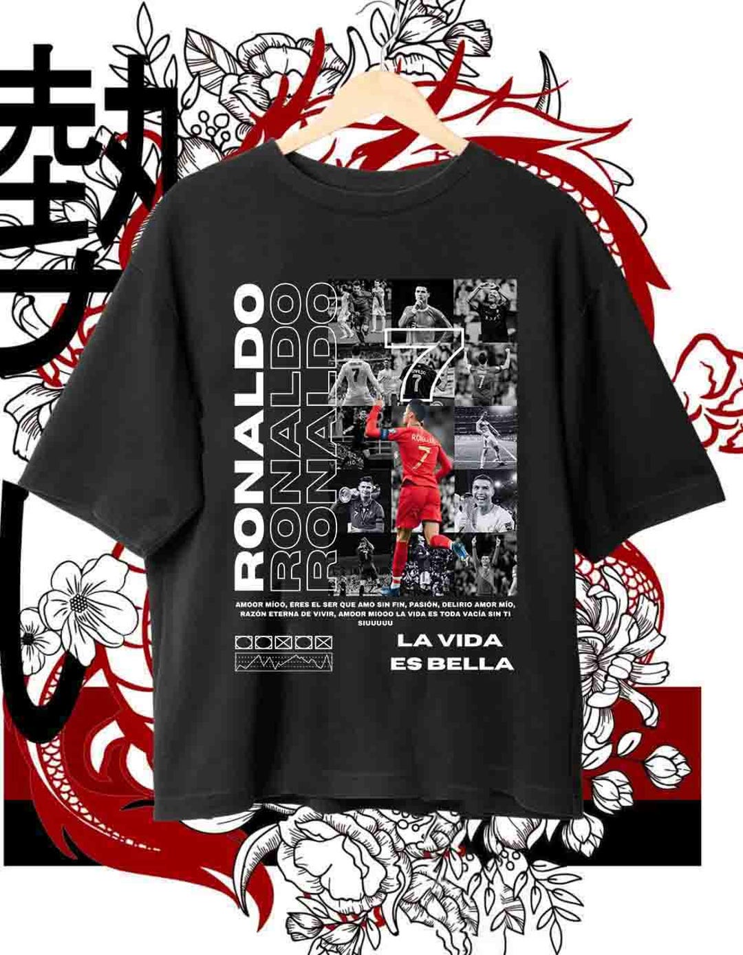 Cristiano Ronaldo T-shirt, CR7 Legend Tee, SIU Celebration , Portugal ...