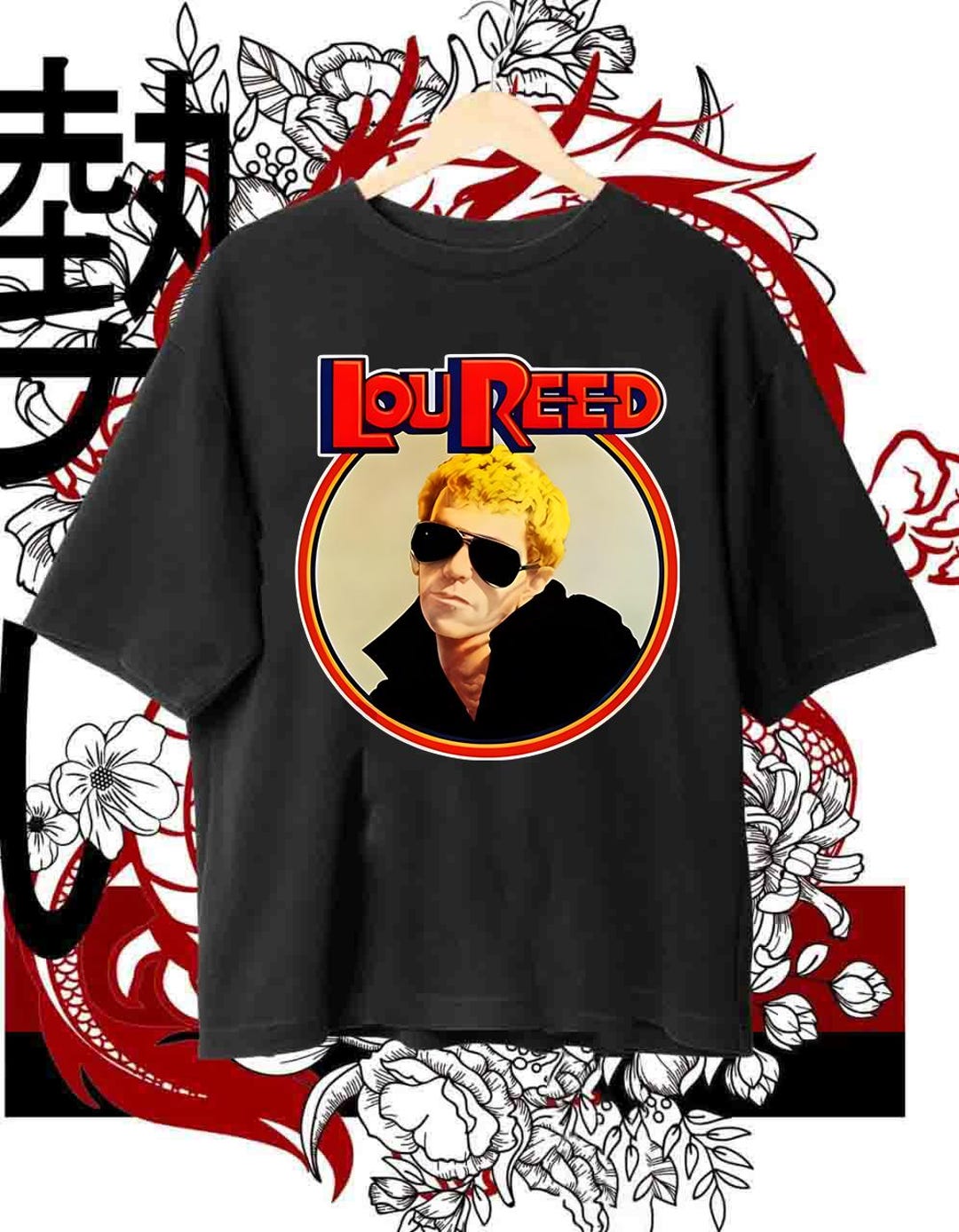 Lou Reed Concert Merch – Retro Tour Shirt, Classic Rock T-shirt ...
