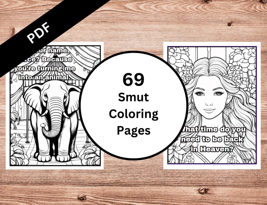 69 Smutty Coloring Sheets | Spicy Book Club | Adult Coloring Pages ...