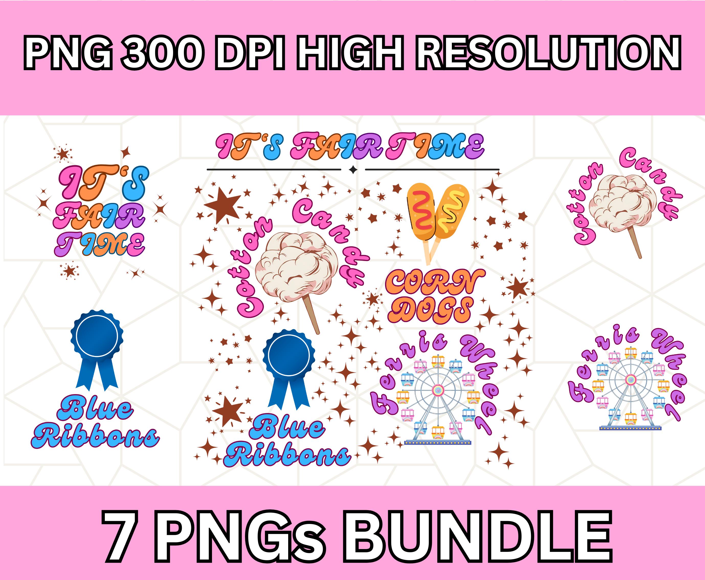 It's Fair Time PNG Bundle, State Fair Digital Download, Corn Dogs ...