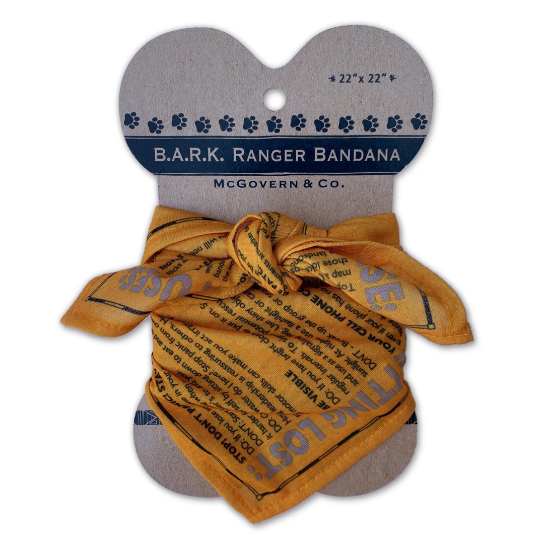 Bark Ranger Wilderness Survival Bandana - Etsy
