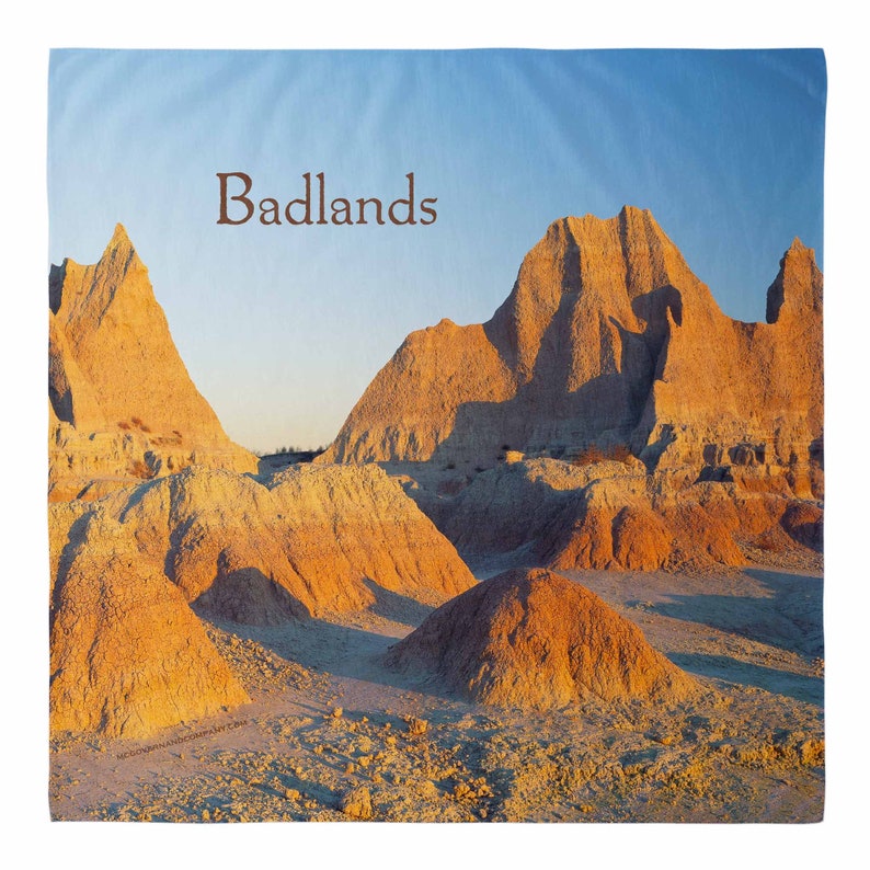 Badlands National Park Moonscape Photo Bandana - Etsy