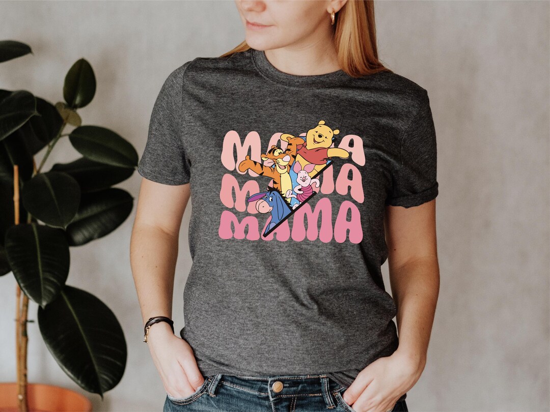 Winnie the Pooh Mama Shirt, Tigger Eeyore Mommy Shirt, Piglet Momma ...