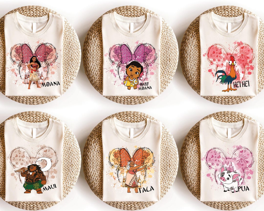 Princess Moana 2 Shirt, Disney Family Matching Shirts, Maui Birthday ...