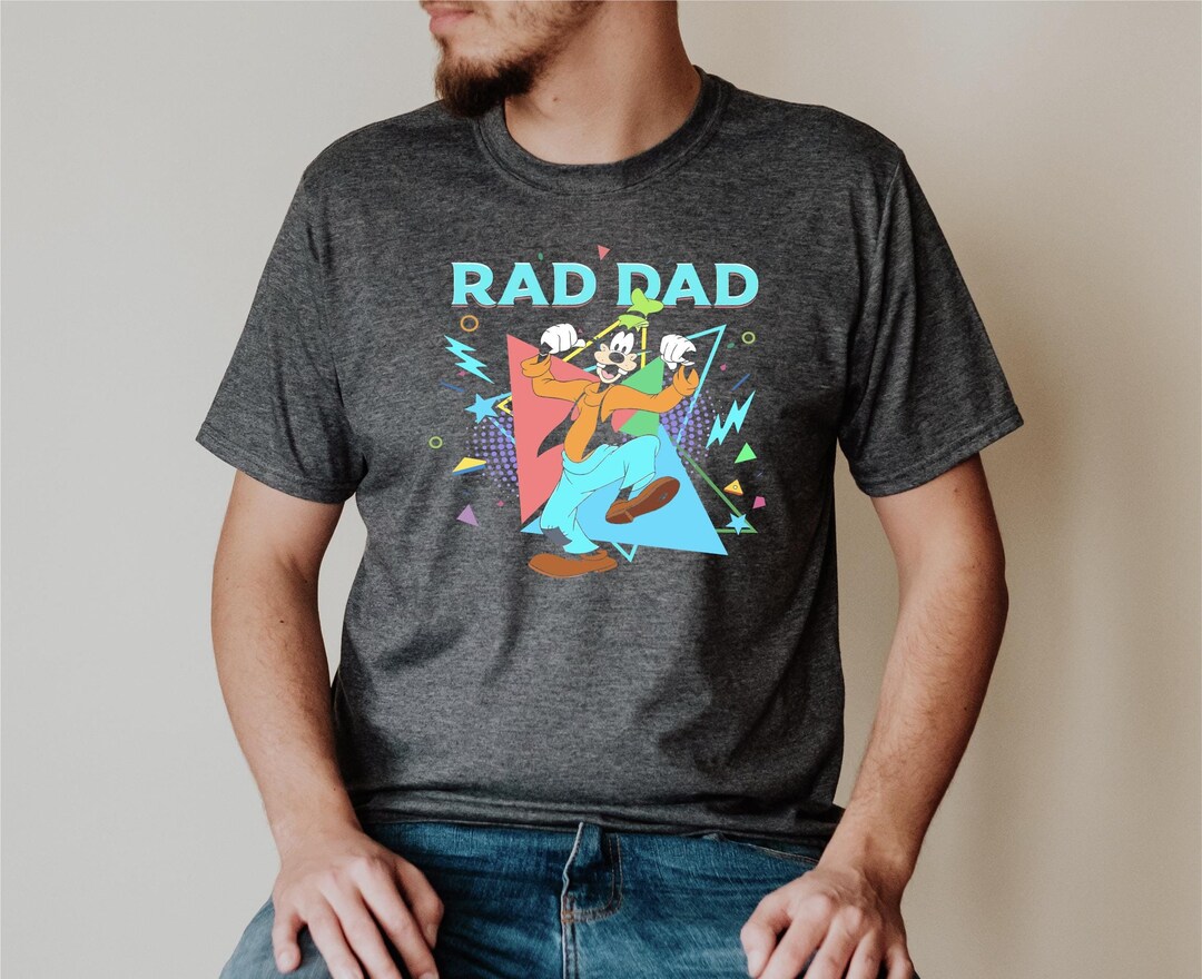 Rad Dad Retro Disney Goofy Shirt, 90s Retro Rad Dad Tee, Funny Goofy ...
