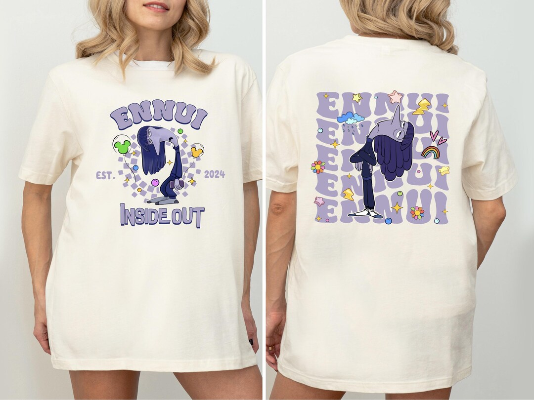 Disney Ennui Shirt, Inside Out Ennui Shirt, Mental Health Shirt, Disney ...