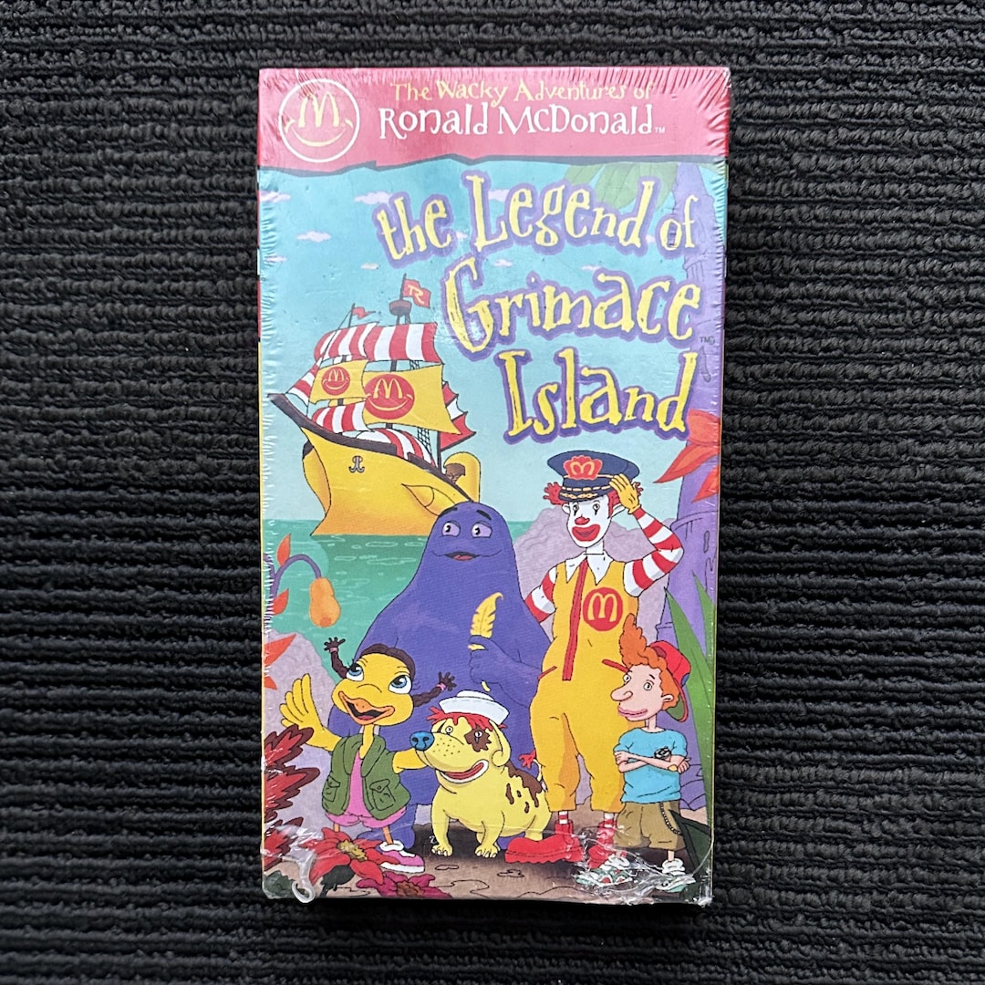 VHS - the Wacky Adventures of Ronald Mcdonald "the Legend of Grimace ...