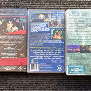 4x VHS - Carrie, Cujo, Storm of the Century - Stephen King - Etsy Australia