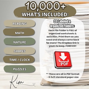 Educational Printable Bundle Homeschool Curriculum Resource Elementary ...