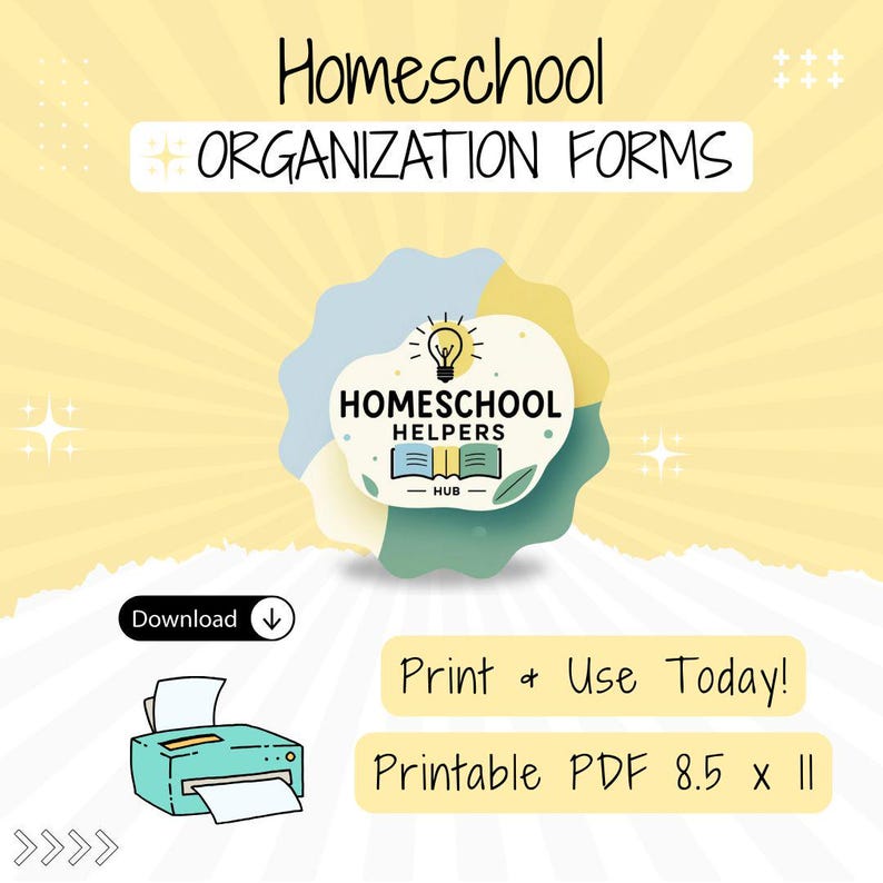 Printable Homeschool Student Attendance Tracker |record Keeping Log PDF ...