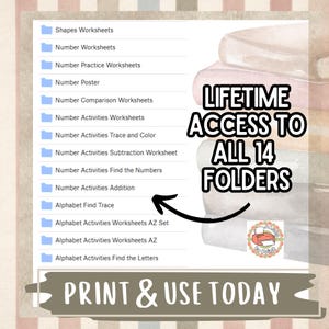 Kindergarten Curriculum Vault | Letters Alphabet & Numbers for ...