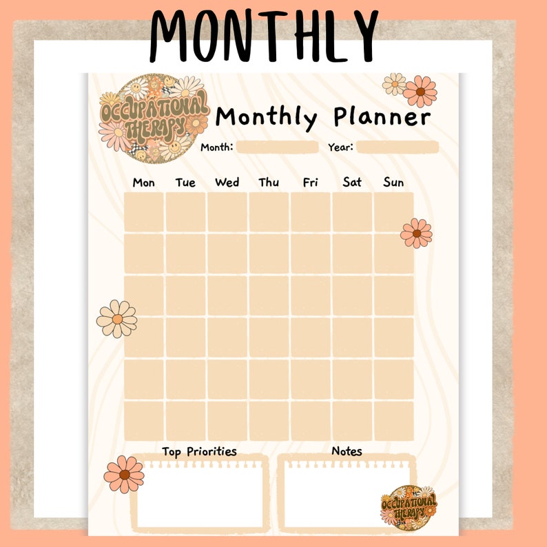Special Education Planner Set: Daily, Weekly, Monthly (digital Download ...