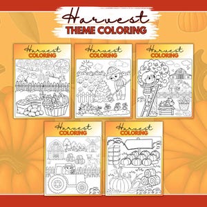 Fall Harvest Activity Party MEGA Bundle 60 Pages of Fun Pre-k ...