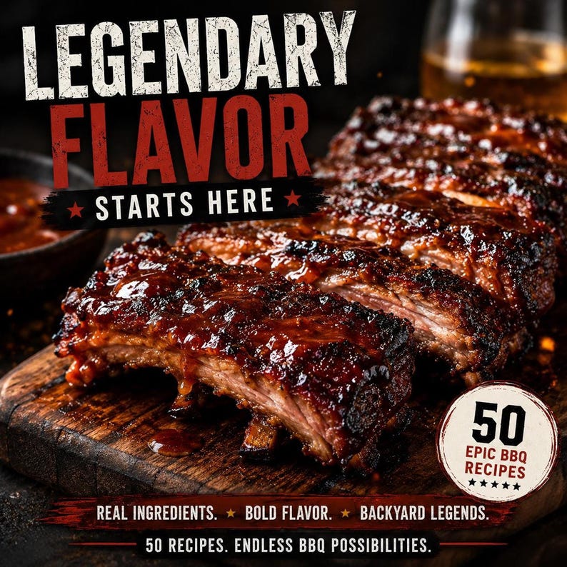 Printable Bbq Recipe Book, Backyard Grilling Cookbook Pdf, Smoker Guide ...