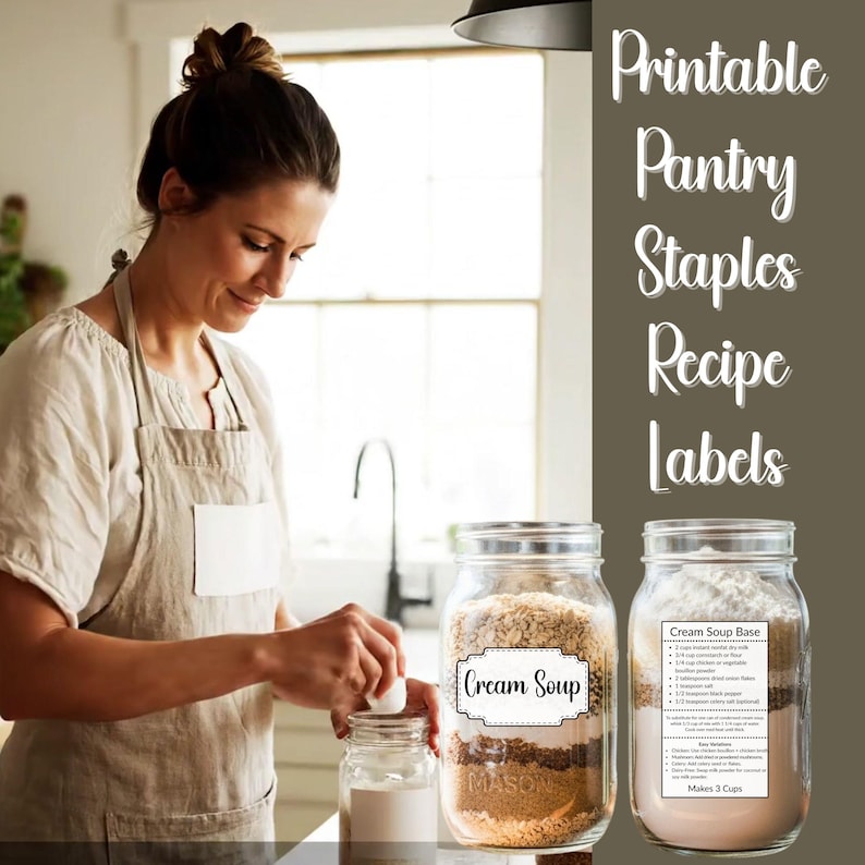 Chili Seasoning Dry Mix Recipe Labels | Printable Pantry Staples ...