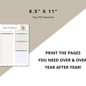 Printable Homeschool Planner: Daily, Weekly, Monthly Schedules for ...