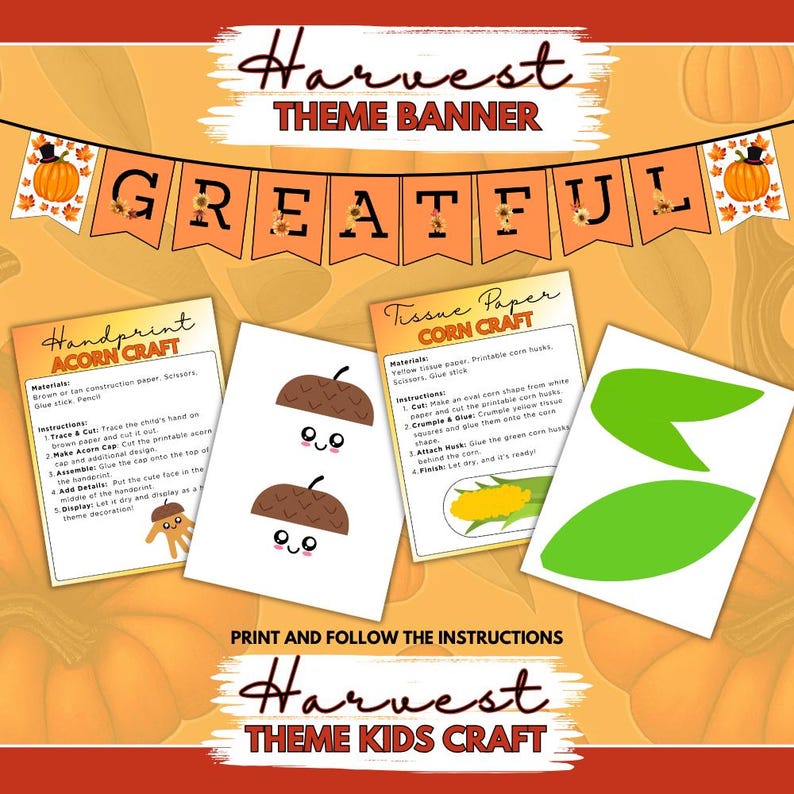 Fall Harvest Activity Party MEGA Bundle 60 Pages of Fun Pre-k ...