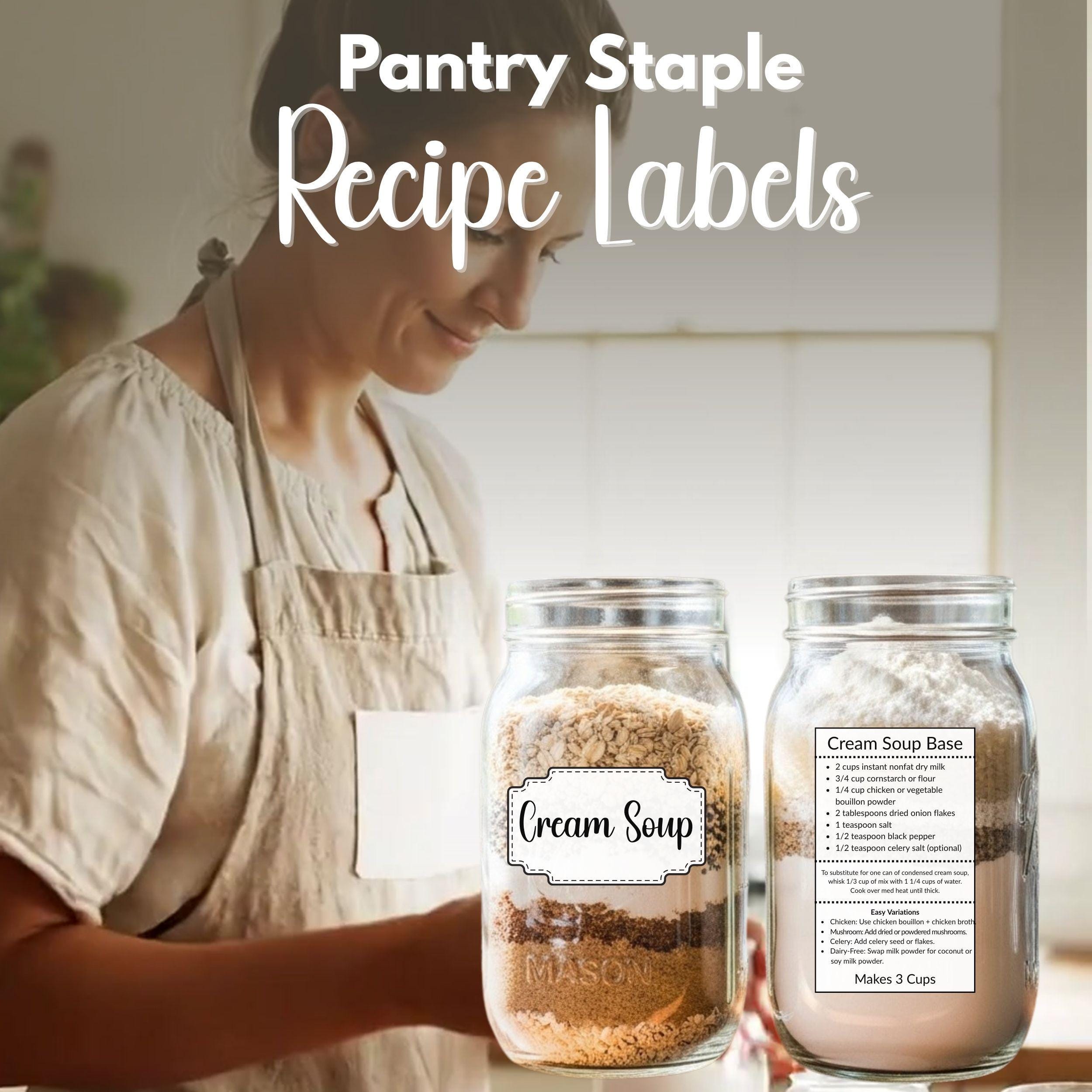 Chili Seasoning Dry Mix Recipe Labels | Printable Pantry Staples ...