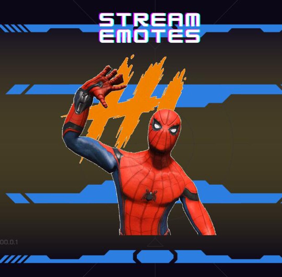 Animated Twitch Emote, Superhero Hi, Twitch Emote PNG Transparent ...
