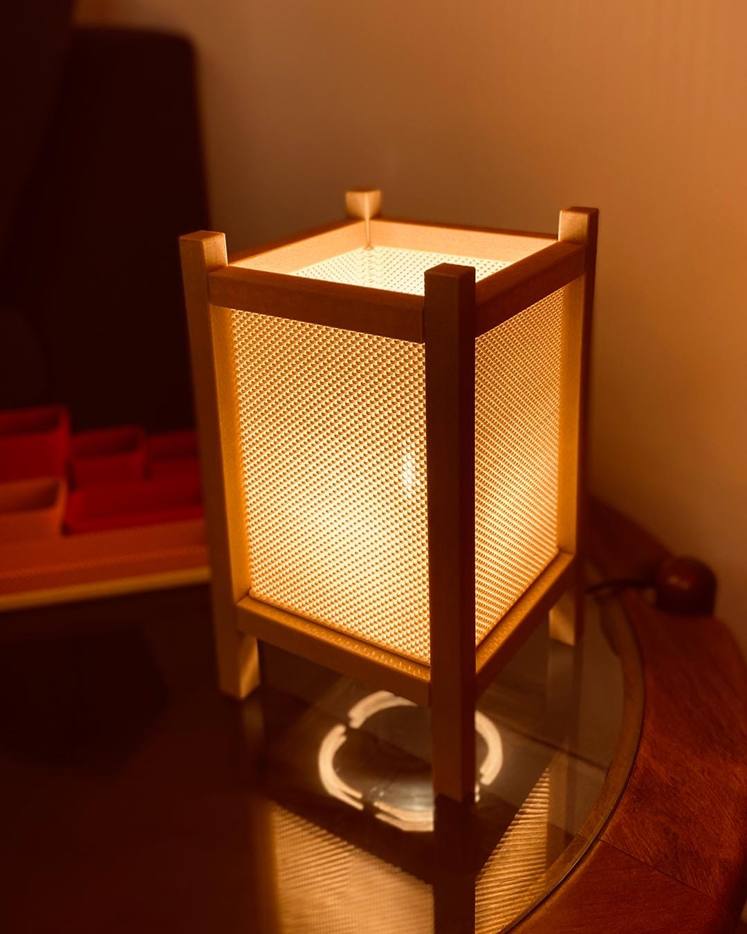Japandi Lamp riku Minimalist Ambient Lighting in Eco-responsible PLA ...