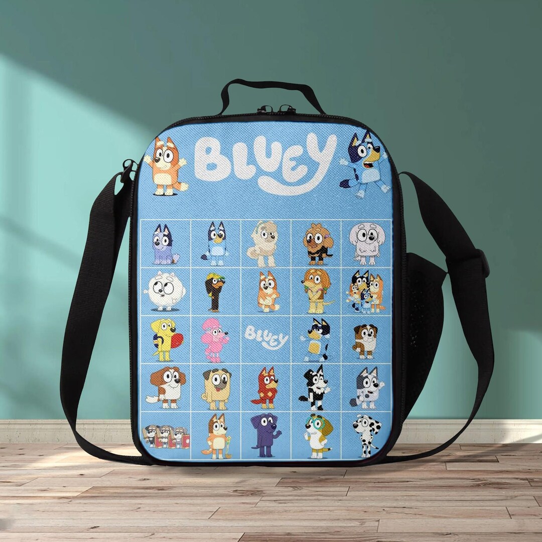Bluey Lunch Bag, Bluey Food Bag, Travel Lunch Bag, School Lunch Bag ...