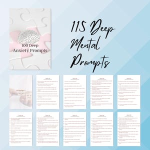 Creative Mental Health Prompts for Expression & Healing Therapies Self ...