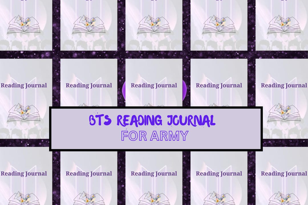 BTS Themed Reading Journal for Book Lovers Cute K-pop Diary and Reading Tracker, Ideal Gift for ...