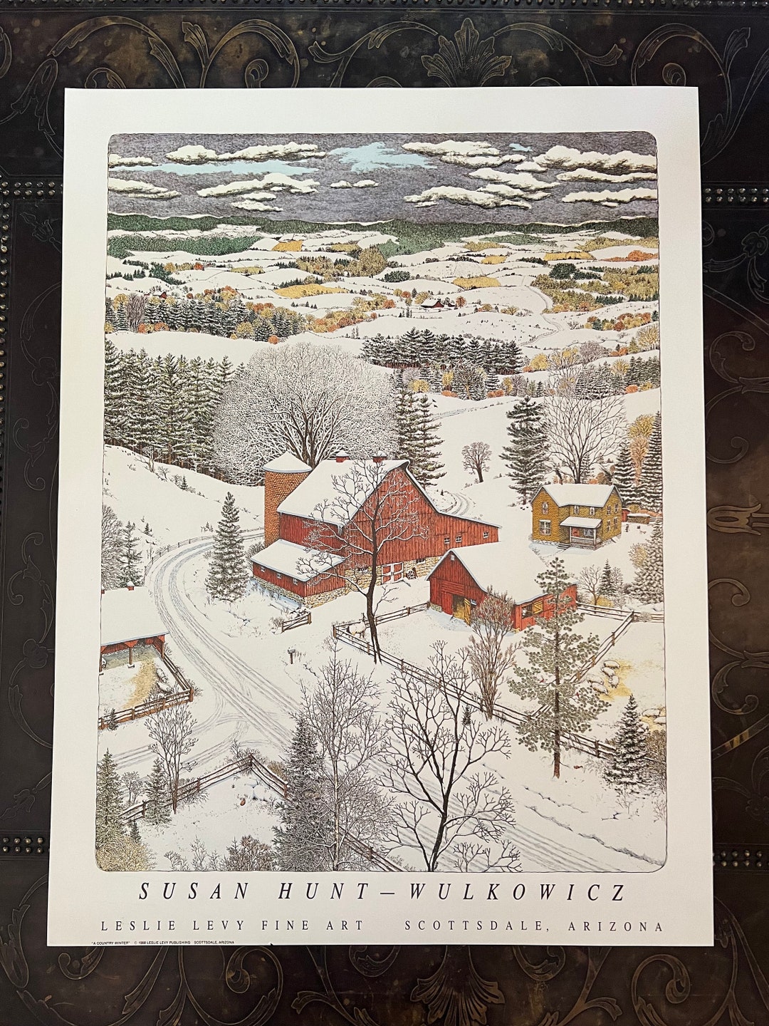 Susan Hunt Wulkowicz Art Exhibit Poster Art Print Rare 1988 Americana ...