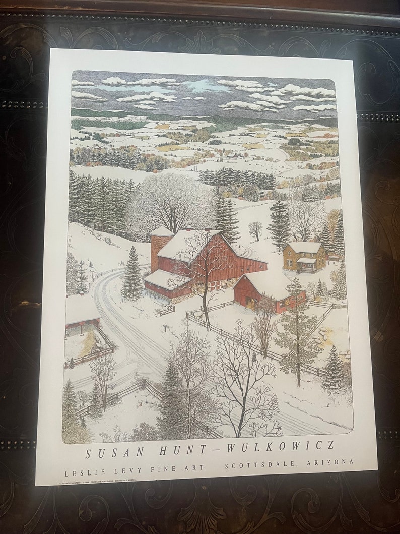 Susan Hunt Wulkowicz Art Exhibit Poster Art Print Rare 1988 Americana ...