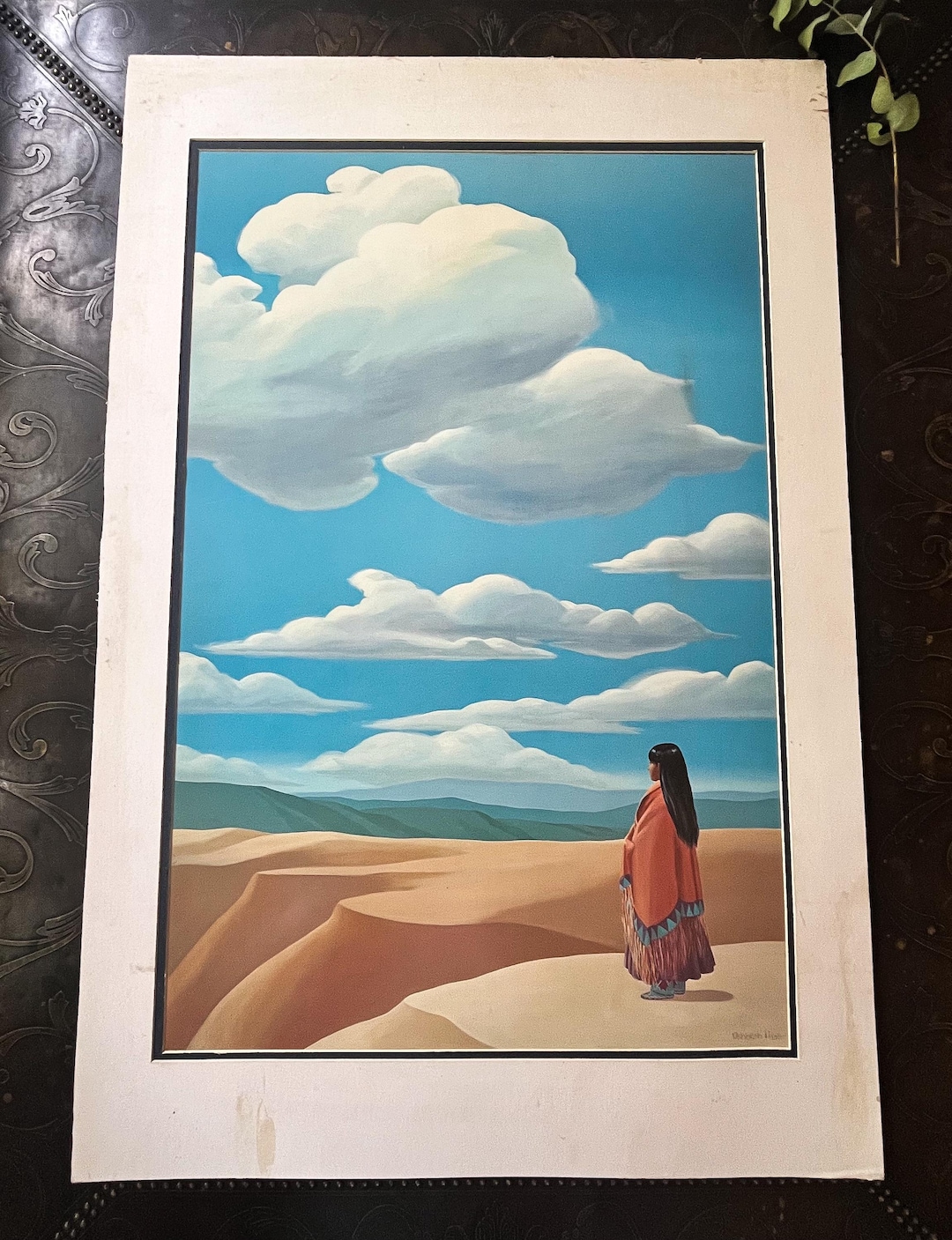 Vintage Deborah Hiatt Hard Poster Southwest Impressionism Art Print 36 ...