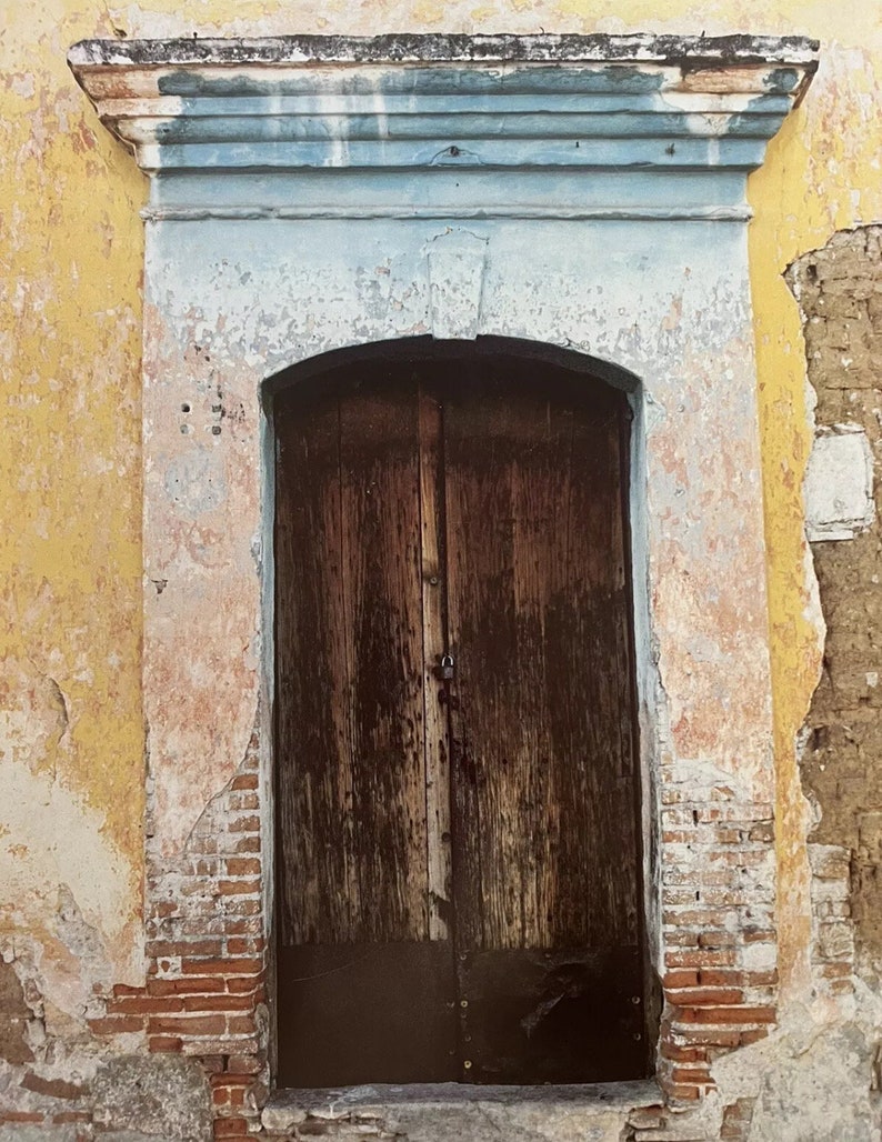 Tom Mayberry "brown Door, Oaxaca" Poster Art Print 1989 Rare Vintage ...