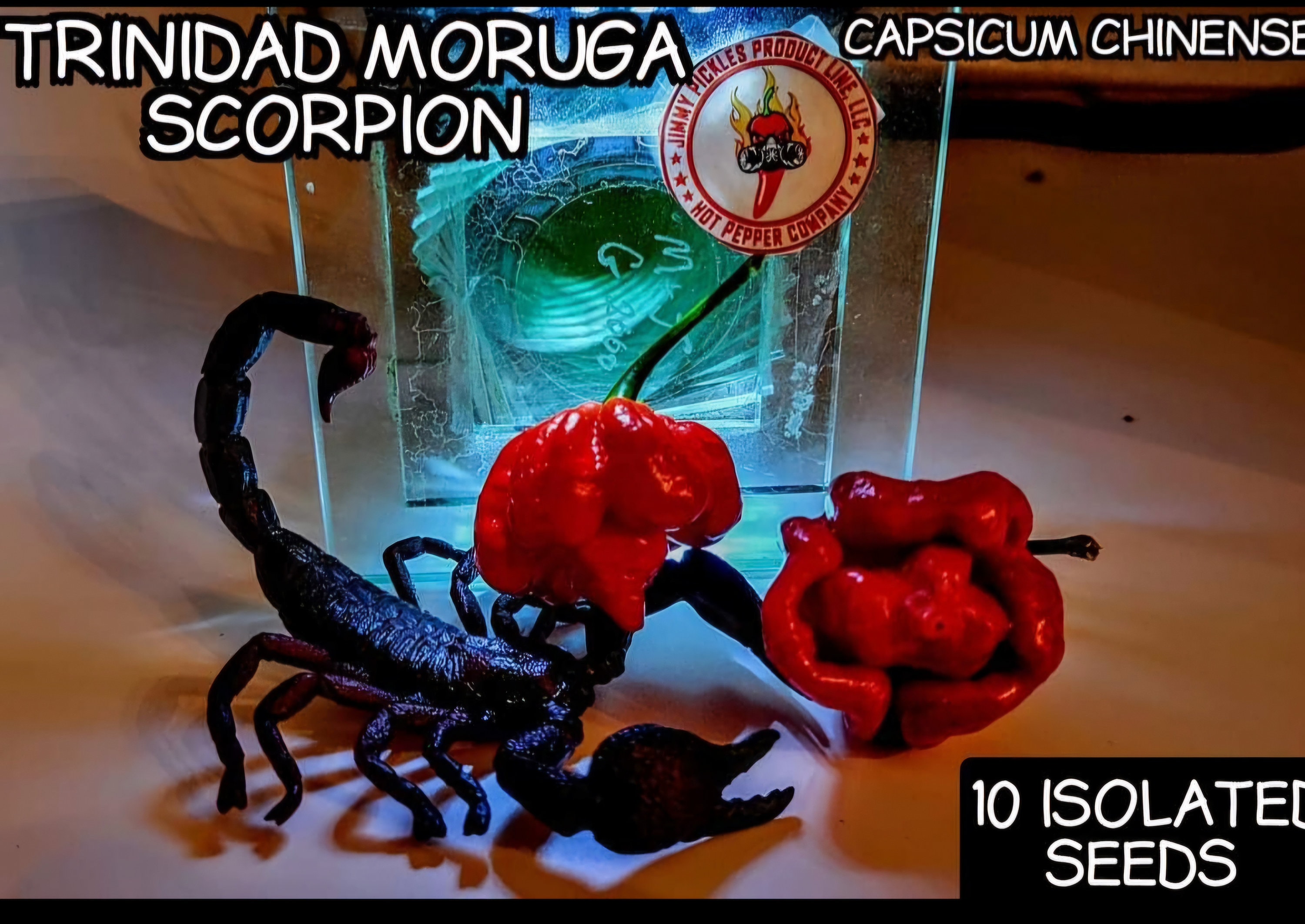 Trinidad Moruga Scorpion Isolated Pepper Seeds 10-15 Seeds - Etsy