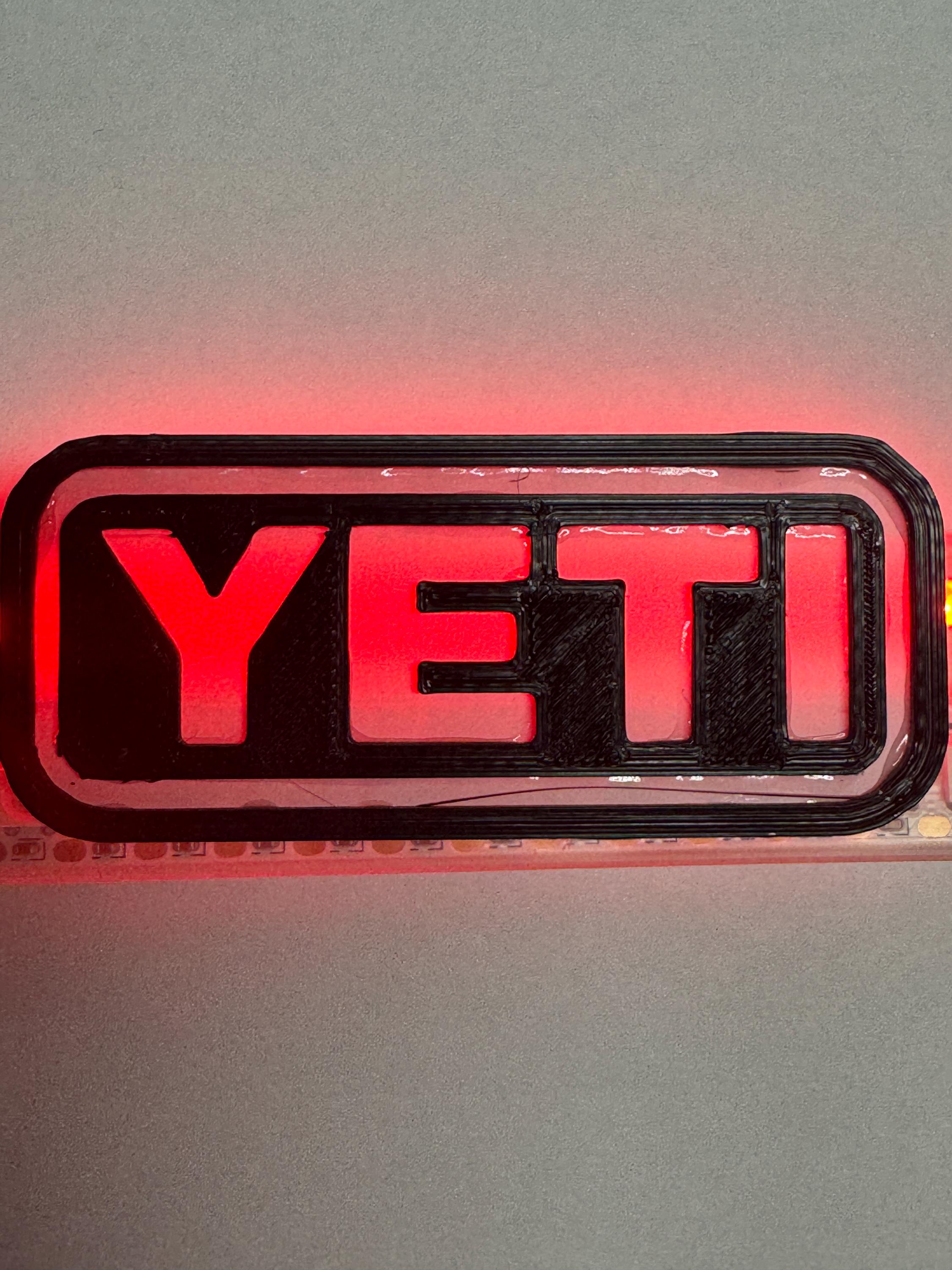 Yeti Cut Out Letter 3D Print STL File ASCII Format - Etsy