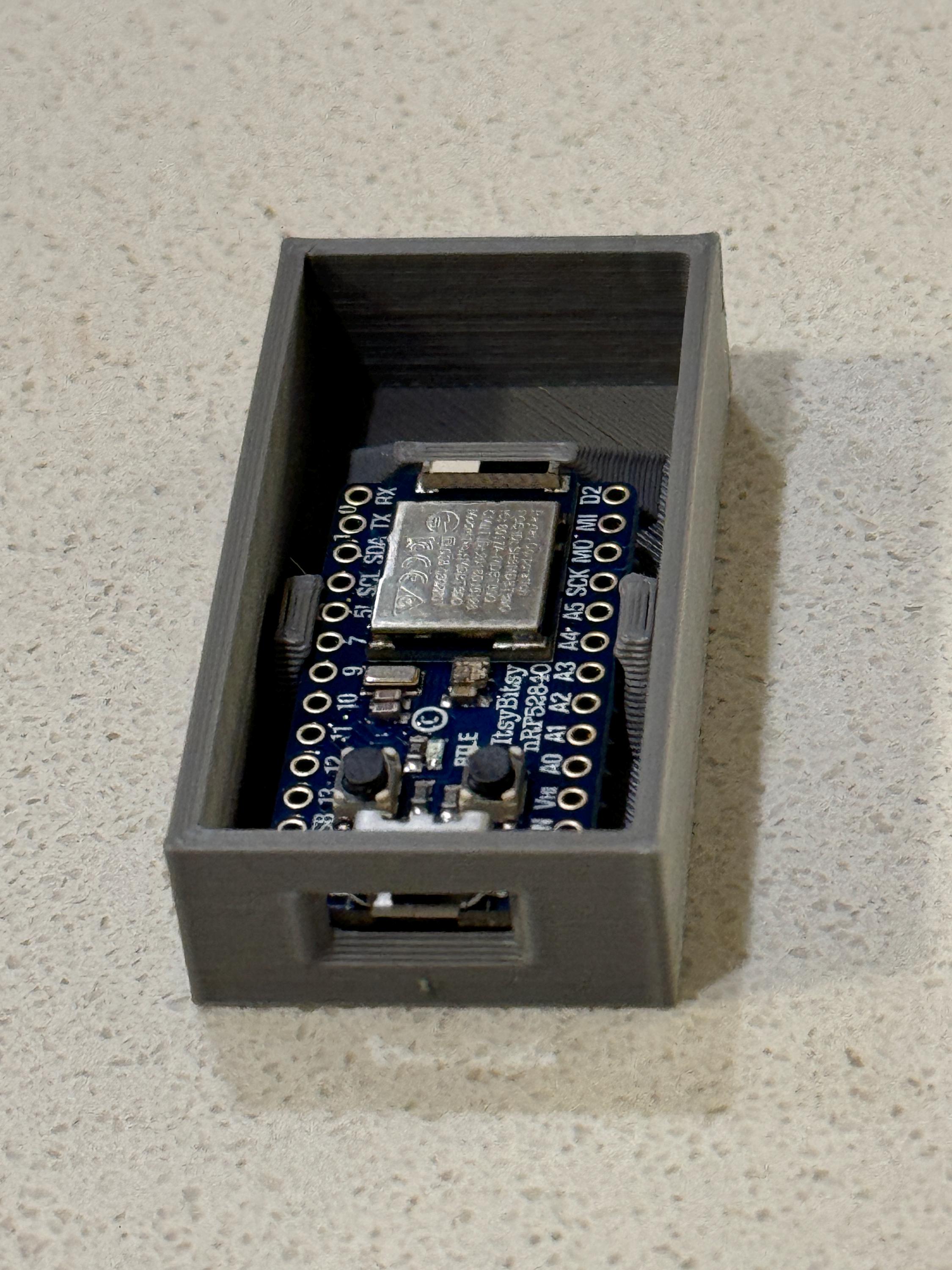 3D Print STL File STL ASCII Format, Enclosure Case for Itsybitsy ...