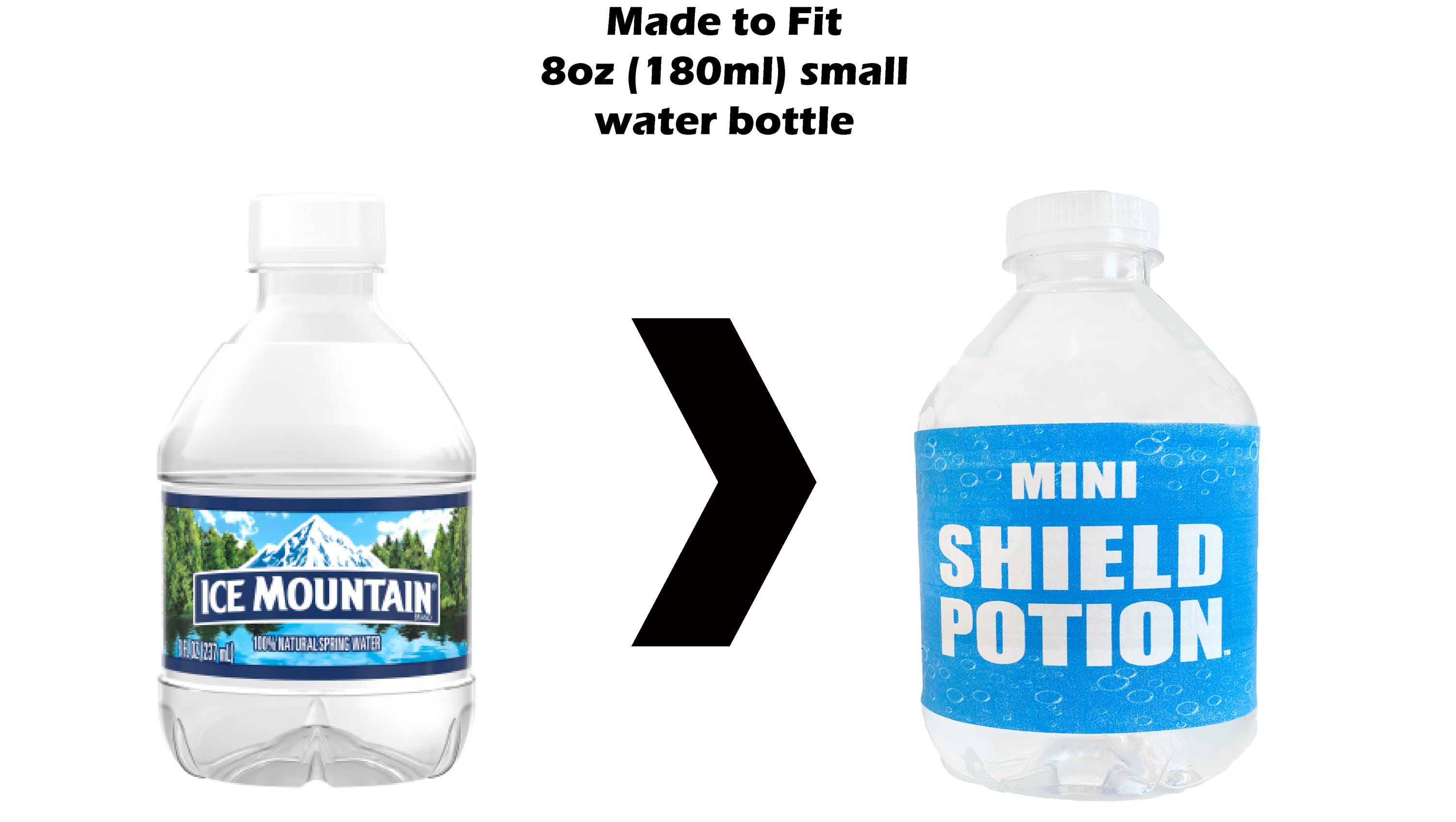 MINI Shield Potion Water Bottle Label – Gamer Birthday, Kids Party ...