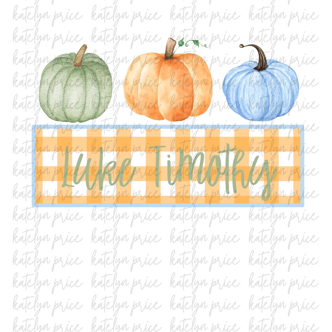 Pumpkin Trio, Fall Png, Pumpkin Png, Kids Fall Png, Watercolor Pumpkin ...
