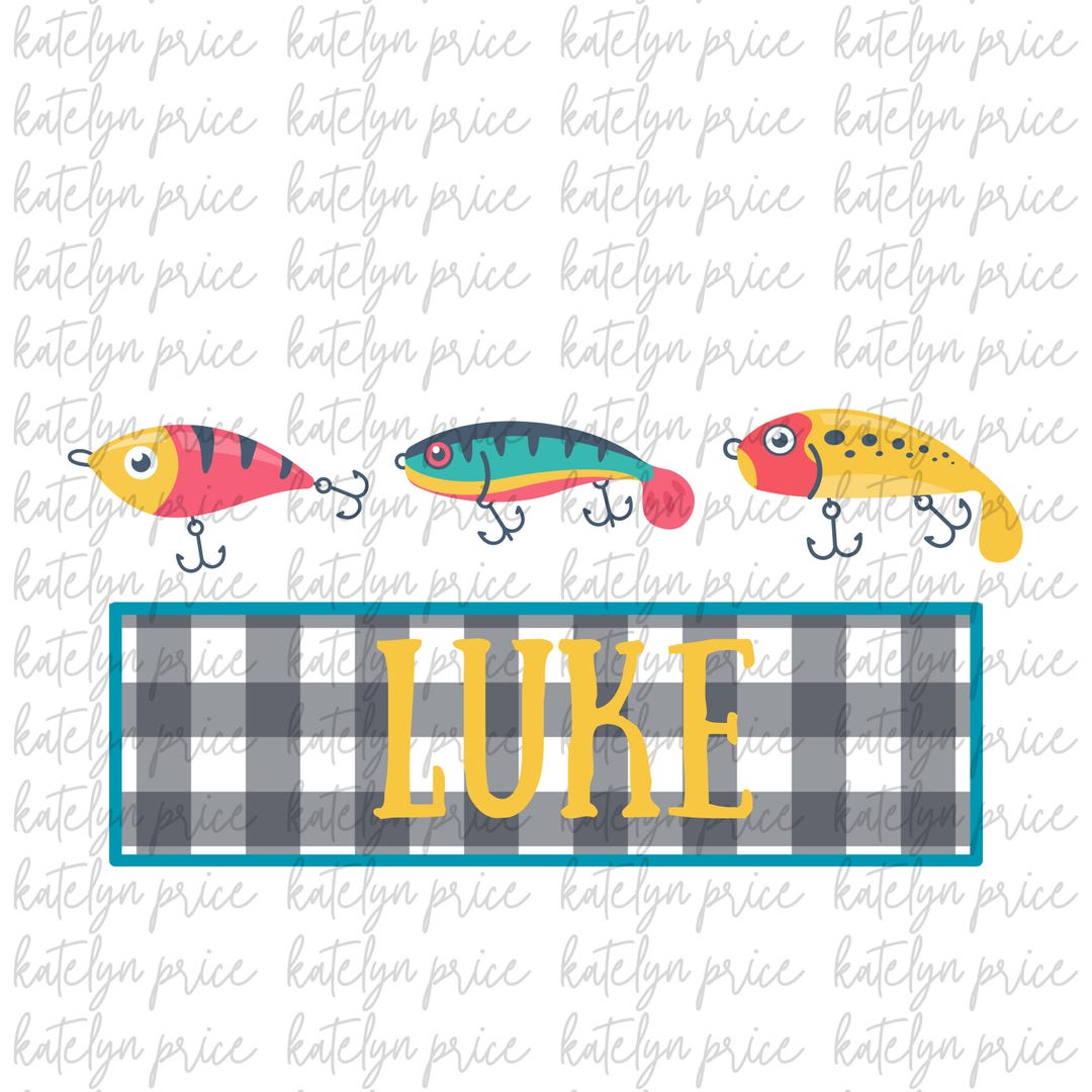 Fishing Lure Trio, Fishing Trio, Fishing, Boys Trio, Trio Design for ...