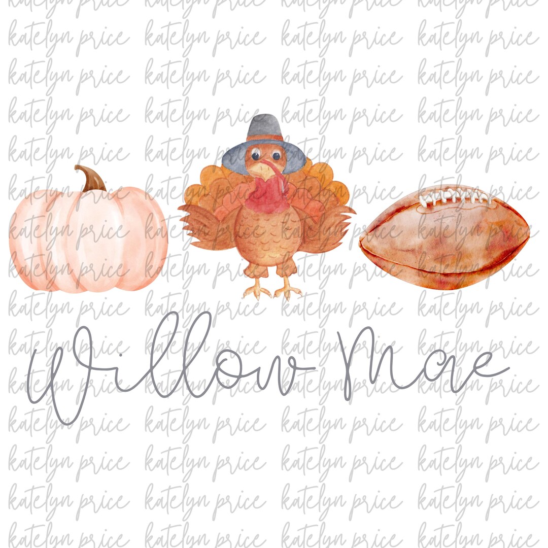 Thanksgiving Trio, Turkey Trio, Pumpkin Trio, Football Trio ...