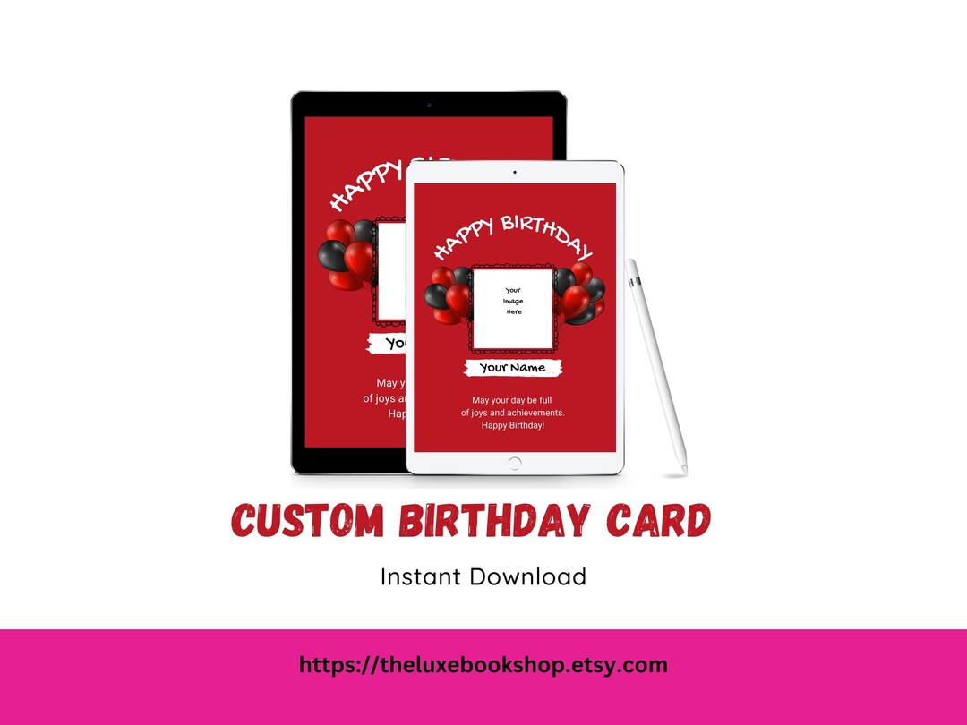 Printable Custom Text Card, Fully Customisable Card, Quote Card, Custom ...