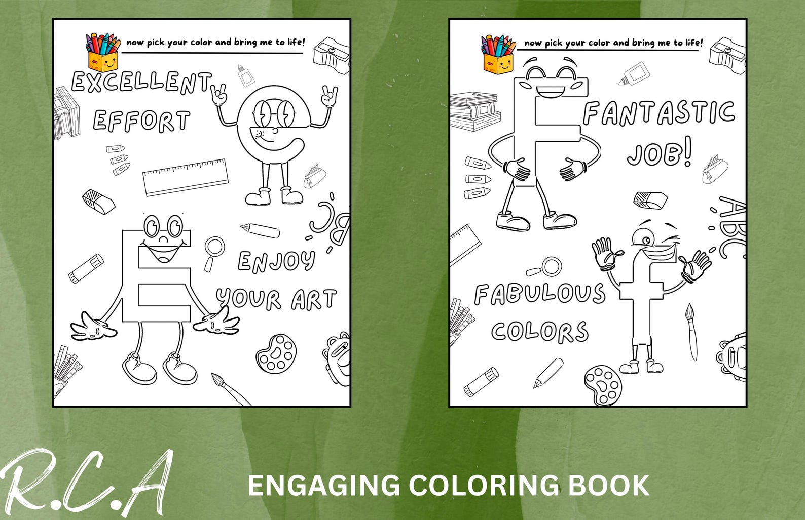 Coloring Book,abc Cartoons Coloring Book, Abc Coloring Book, Coloring ...