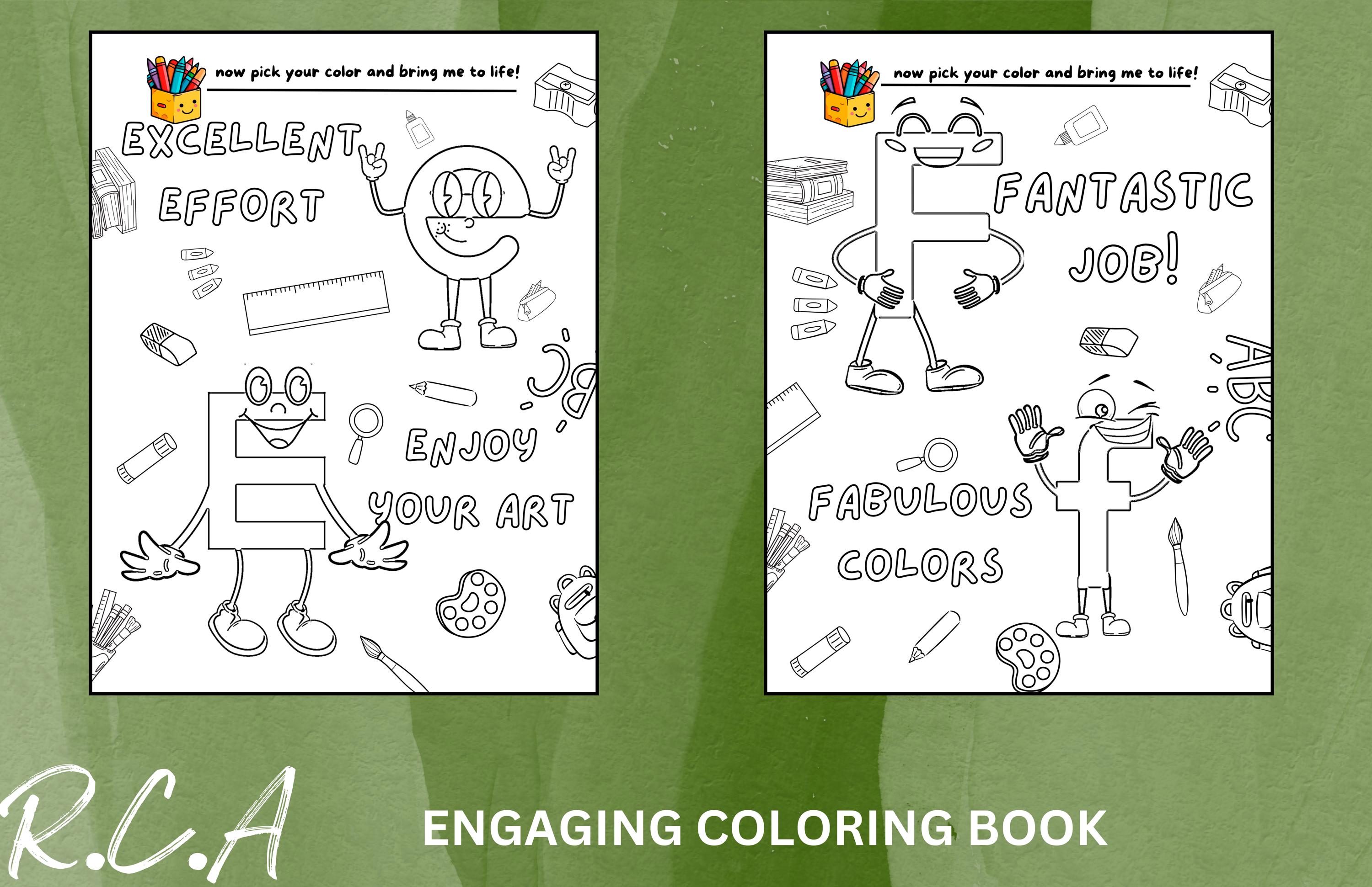 Coloring Book,abc Cartoons Coloring Book, Abc Coloring Book, Coloring ...