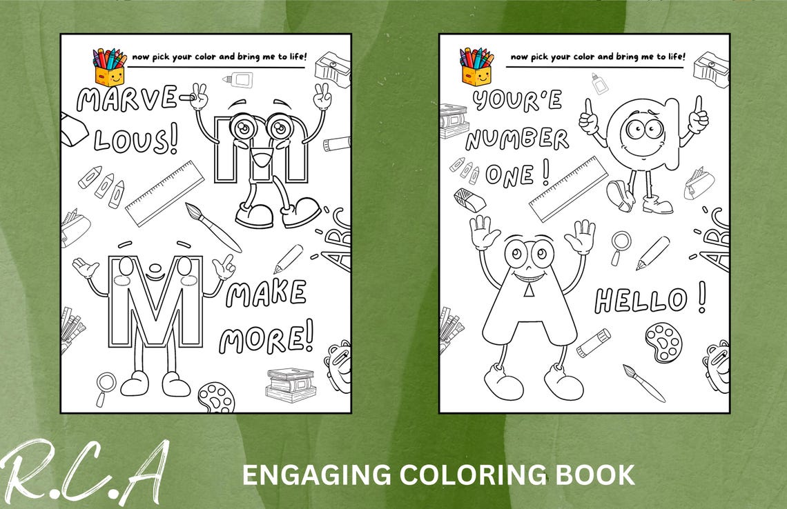 Coloring Book,abc Cartoons Coloring Book, Abc Coloring Book, Coloring ...