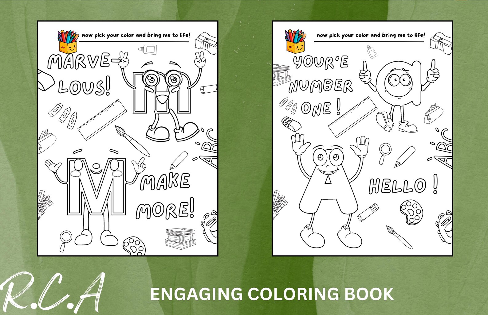 Coloring Book,abc Cartoons Coloring Book, Abc Coloring Book, Coloring ...