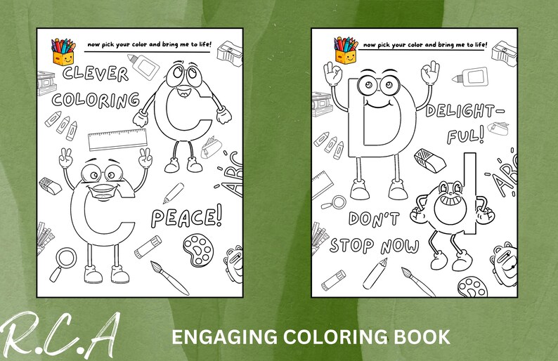 Coloring Book,abc Cartoons Coloring Book, Abc Coloring Book, Coloring ...