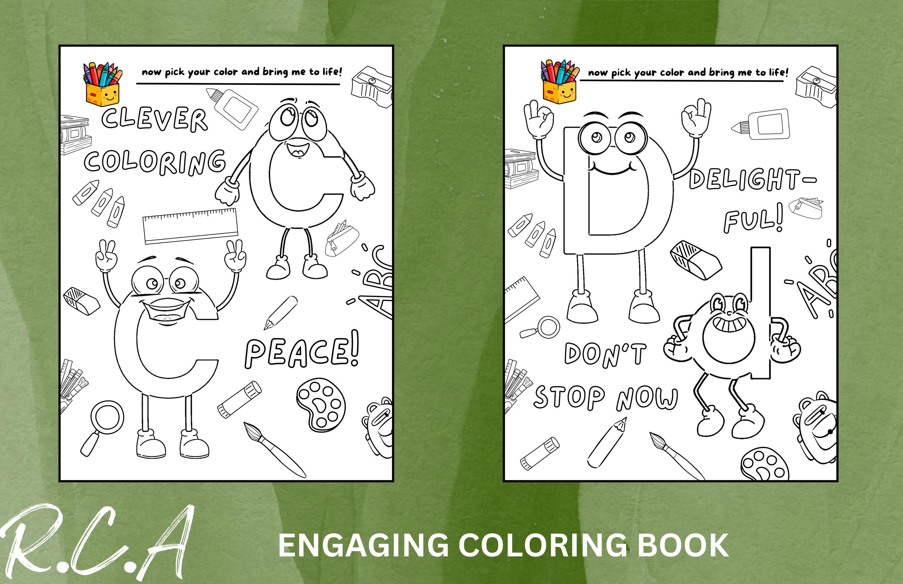 Coloring Book,abc Cartoons Coloring Book, Abc Coloring Book, Coloring ...