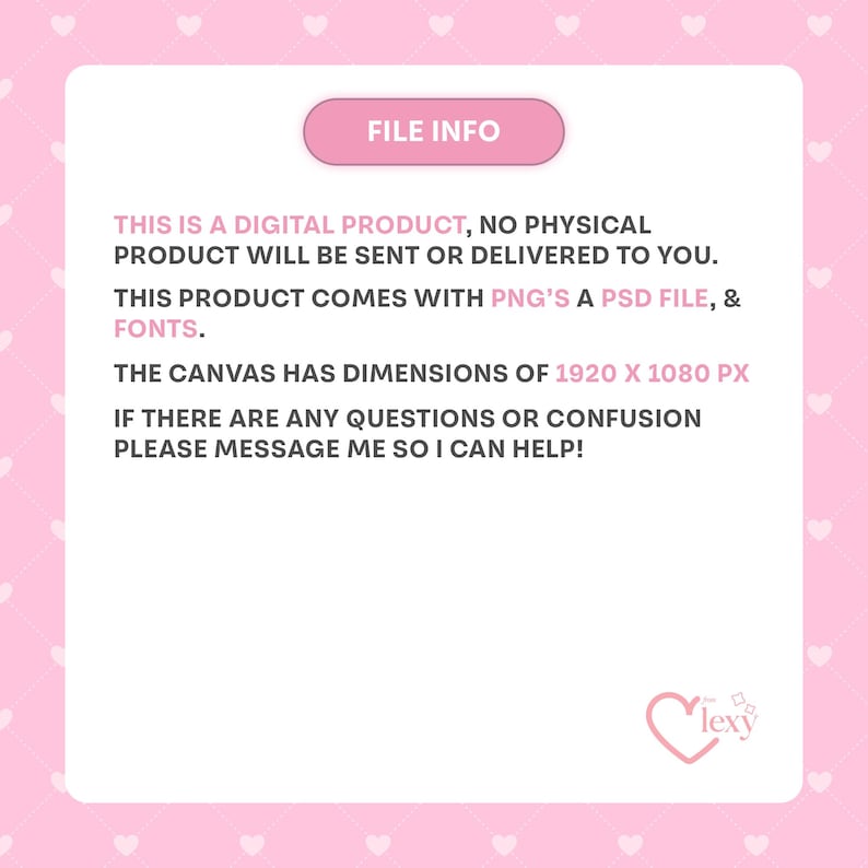 Vtuber Overlay Pink Overlay Template Streamer Template Neapolitan ...